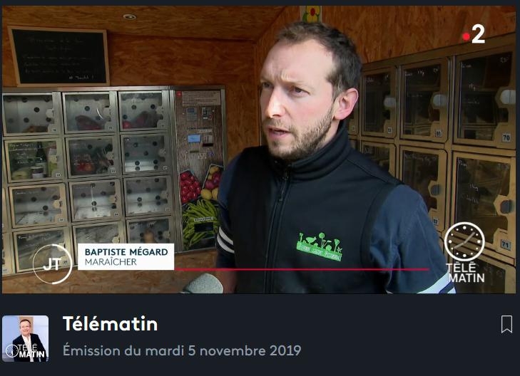 Baptiste MEGARD (Agriculture, 2012, Beauvais) sur Télématin